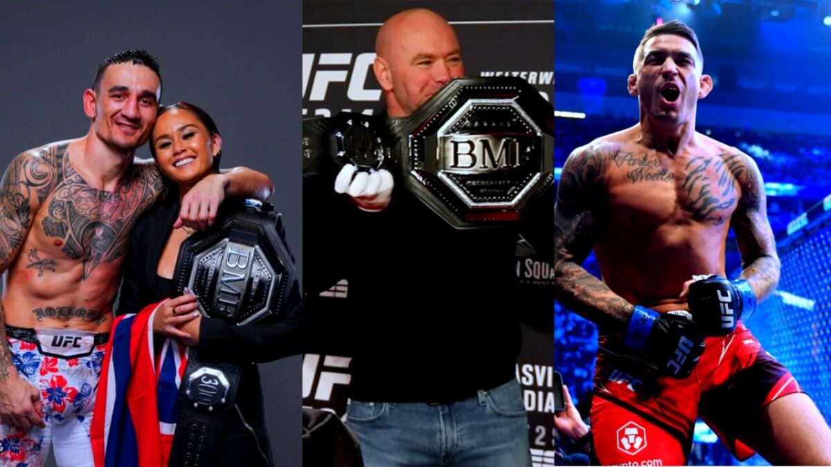 UFC Legend Suggests Name to Present BMF Title to Dustin Poirier and Max ...