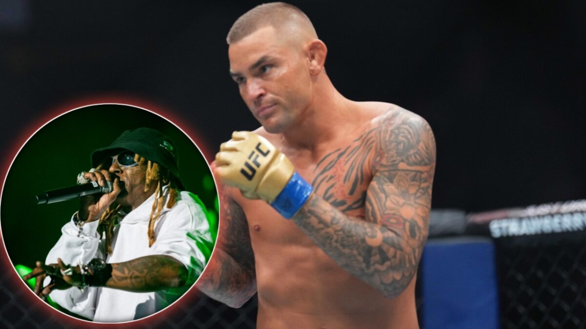 Is Lil Wayne Walking out Louisiana Fighter Dustin Poirier for ...
