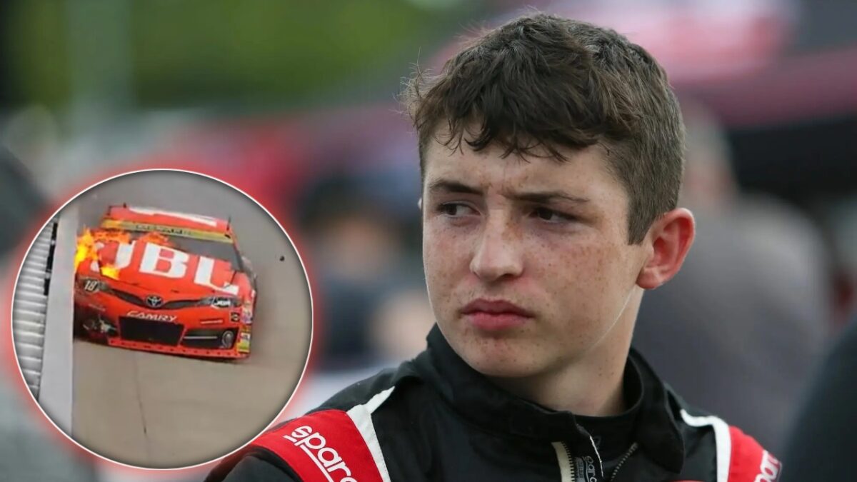 (Video) Brent Crews's Car Catches on Fire in a Wild Wreck at Dover