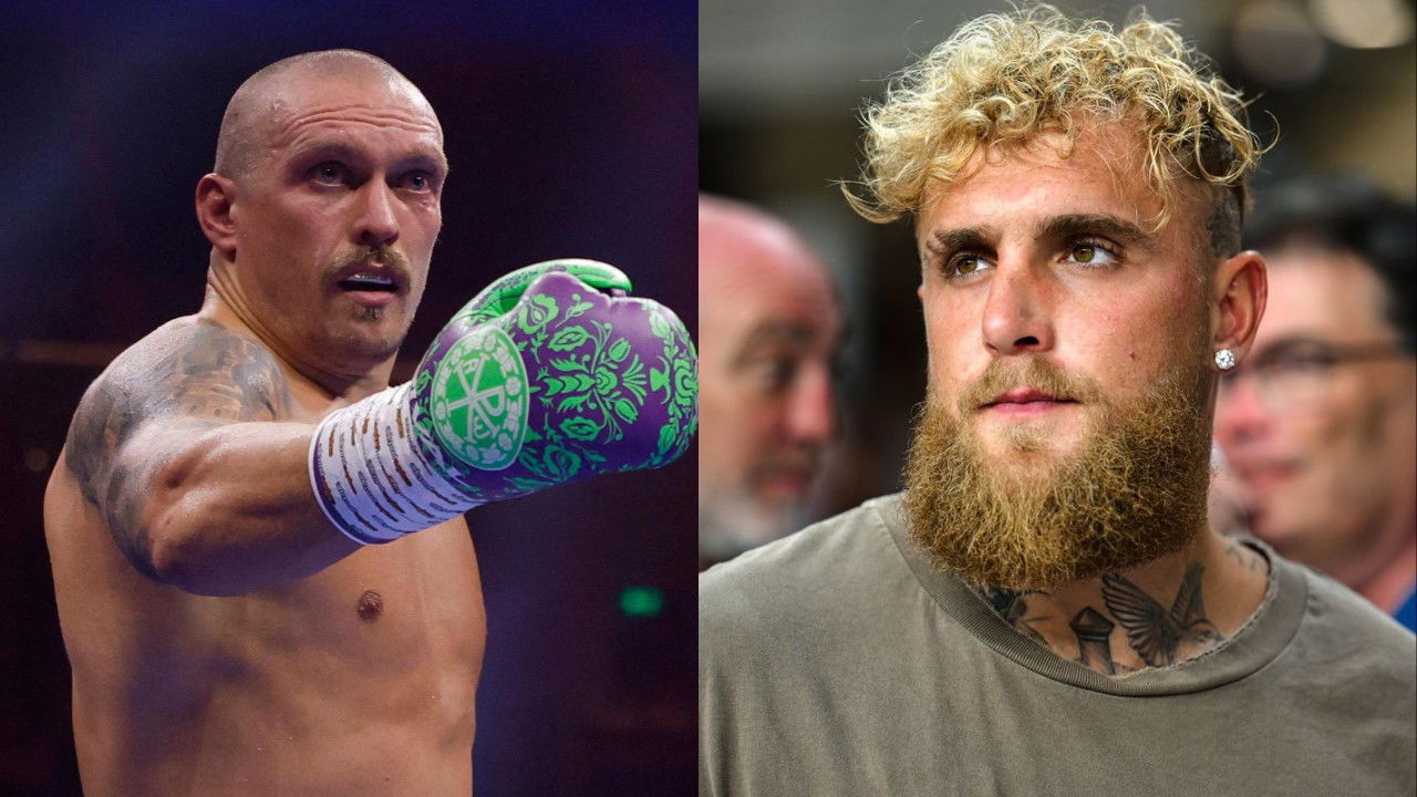 "Hydrogen Bomb vs Coughing Baby" - Jake Paul vs Oleksandr Usyk Face Off ...