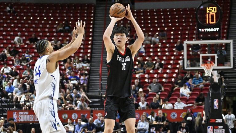 Trail Blazers' Rookie Yang Hansen Draws 5X Summer League Viewers Than ...