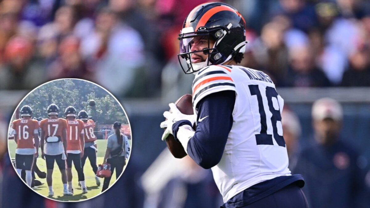 (Video) 'Furious' Caleb Williams Rage Quits Practice After Not Completing Throwing Drill at ...