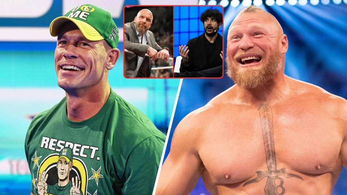 WWE to Counter AEW: All Out with Mega John Cena vs. Brock Lesnar Clash ...