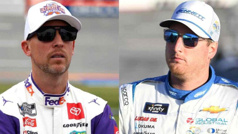 Denny Hamlin SLAMS Austin Hill for Triggering Massive Multi-Car Wreck ...