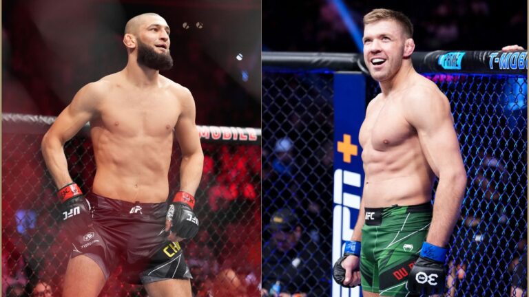 Massive Size Difference Between Dricus Du Plessis and Khamzat Chimaev ...