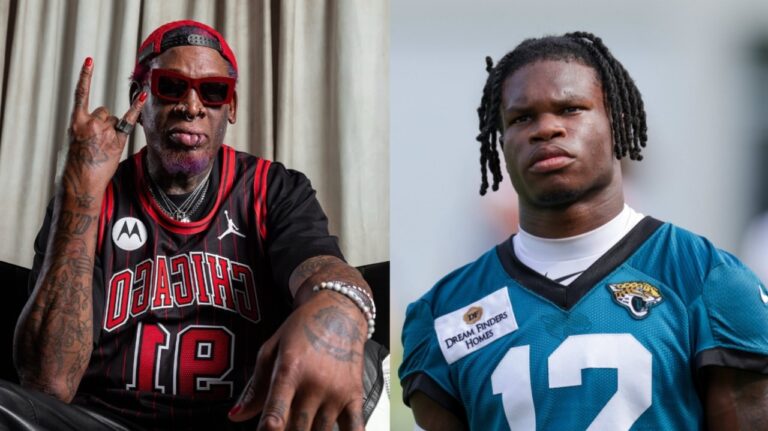 NBA Legend Dennis Rodman Throws Unnecessary Shade at Travis Hunter, Who ...