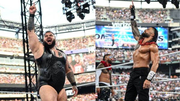(Video) Roman Reigns' Live Reaction to Naomi and Jimmy Uso's Pregnancy ...