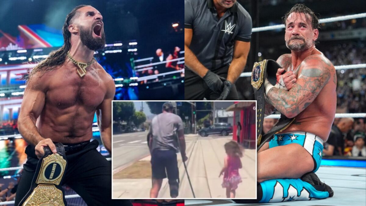 CM Punk Weighs in on Seth Rollins Using His Daughter as a Ruse to Win ...