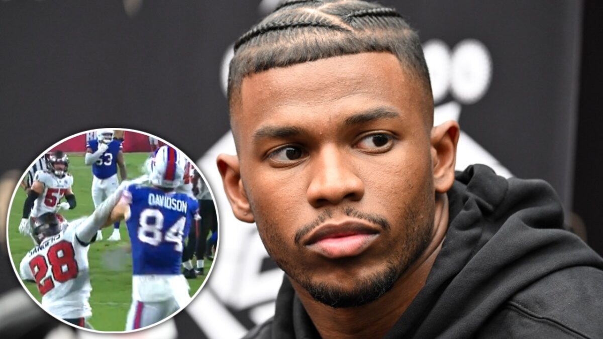 (Video) Shilo Sanders Gets Ejected for Throwing a Brutal Punch at Bills ...