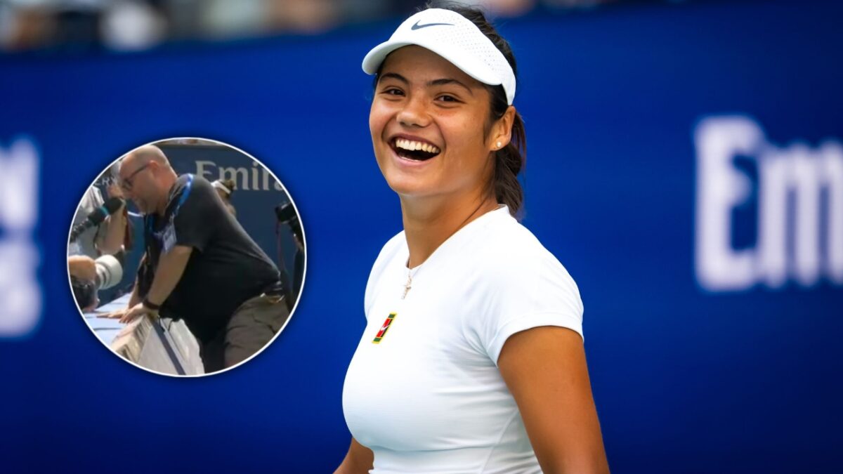 (In Pictures) Emma Raducanu's Match Halted as US Open Cameraman Takes a ...