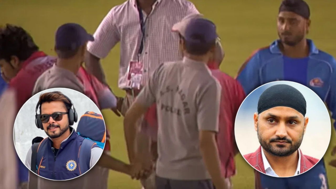 (Video) Unseen Footage of Harbhajan Singh-Sreesanth Slapgate Incident Goes Public After 17 Years