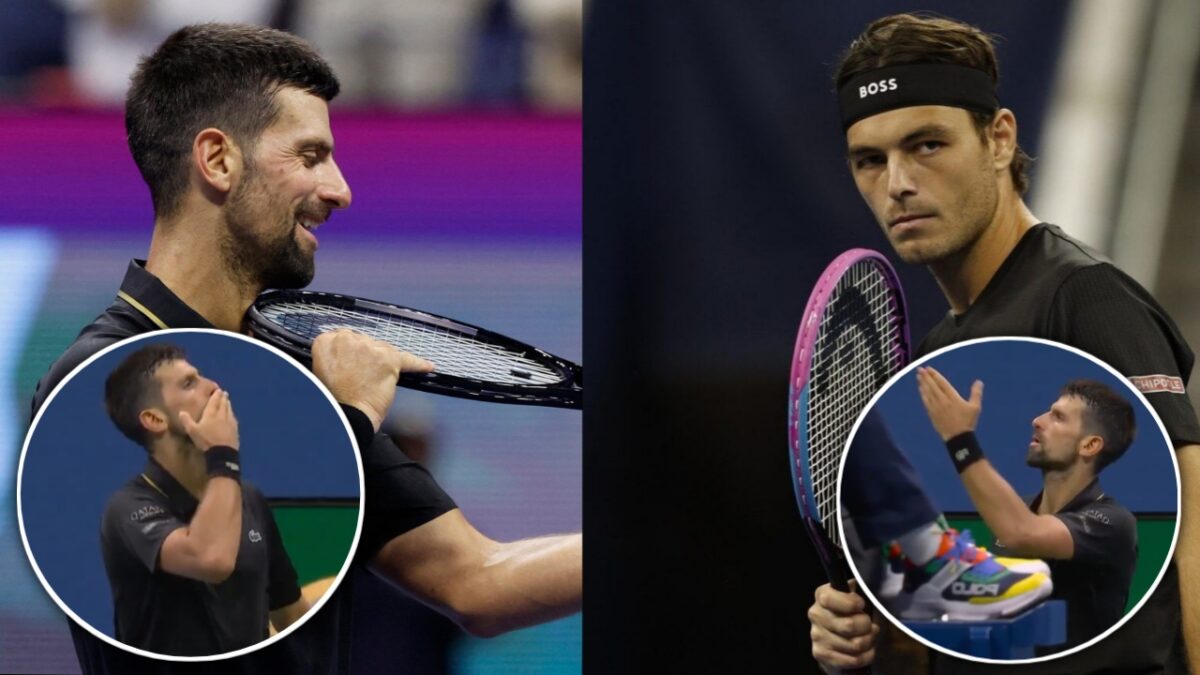 (Video) Novak Djokovic Blows Kisses to Silence Partisan US Open Crowd ...