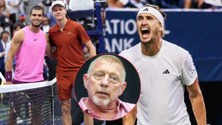 Boris Becker hopes Alexander Zverev ends Jannik Sinner and Carlos Alcaraz's domination in men's ...