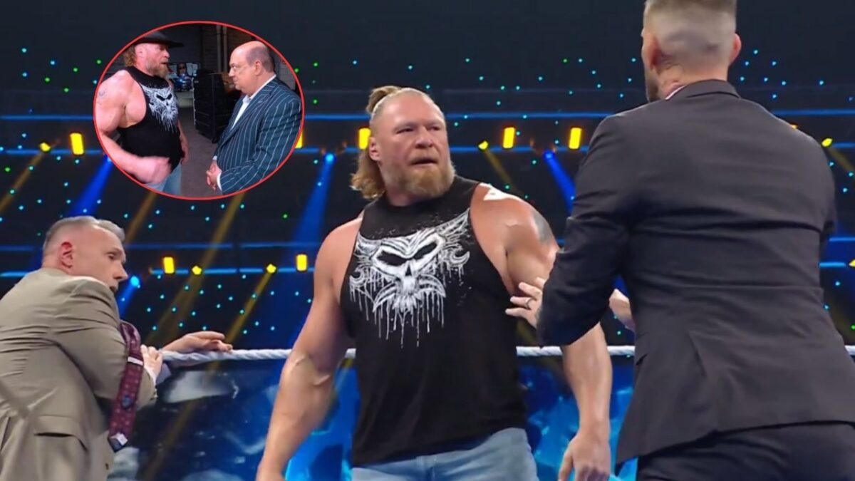Brock Lesnar Causes Mayhem on SmackDown Before Confronting Paul Heyman ...