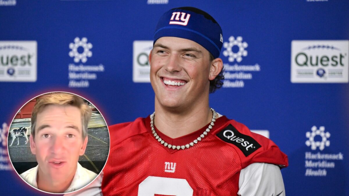Giants Rookie Jaxson Dart Turned to Eli Manning for New York Dining Reservation Before Season