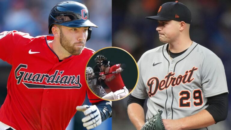 (Video) David Fry Gets SMACKED in the Face by 99 Mph Fastball from Tarik Skubal