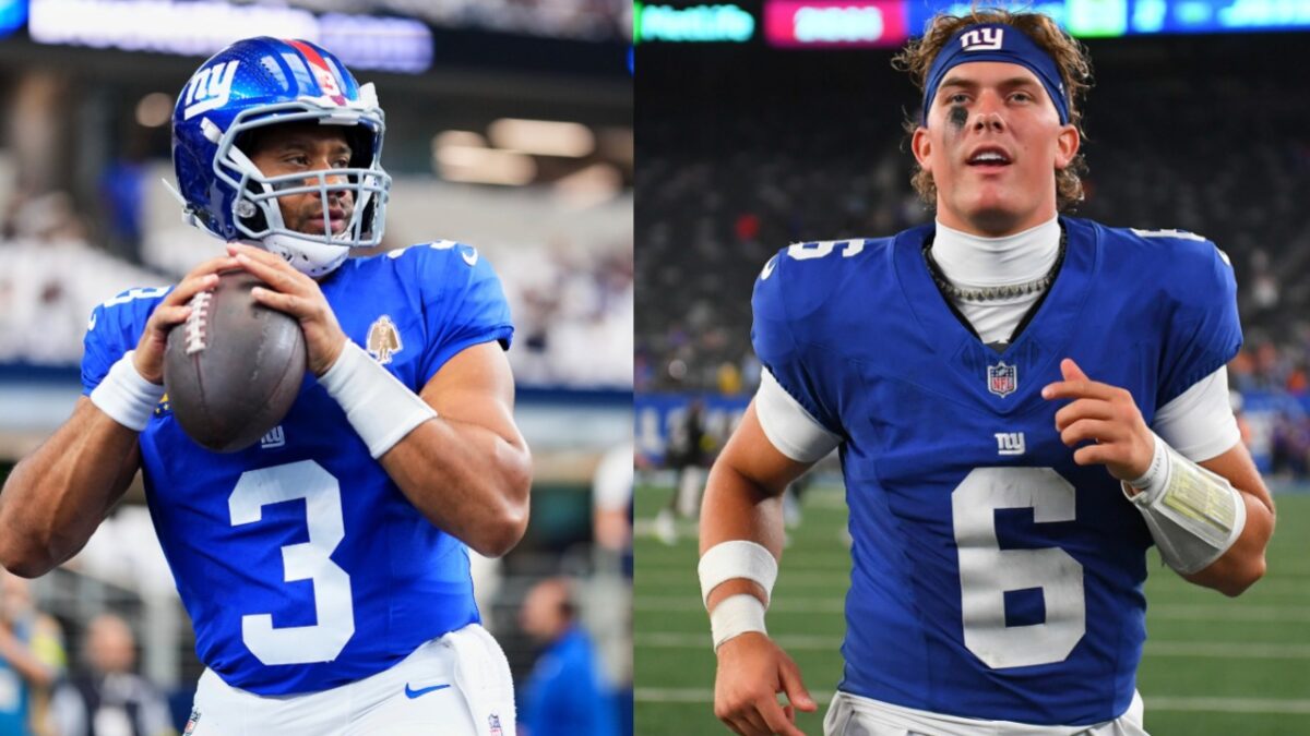 Russell Wilson "Not Done" Amid Retirement Rumors as Giants Promote Jaxson Dart to QB1