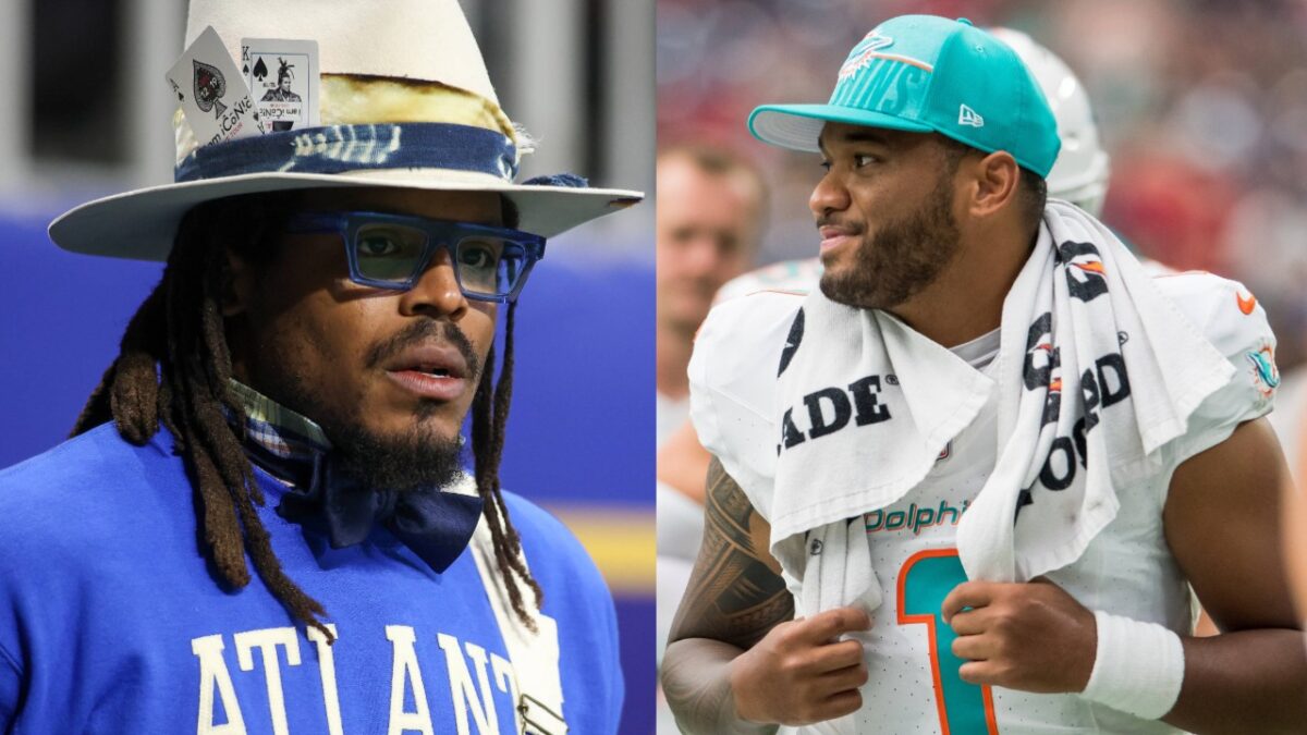 Tua Tagovailoa's Bizarre Response to Cam Newton's Criticism Sends Fans ...