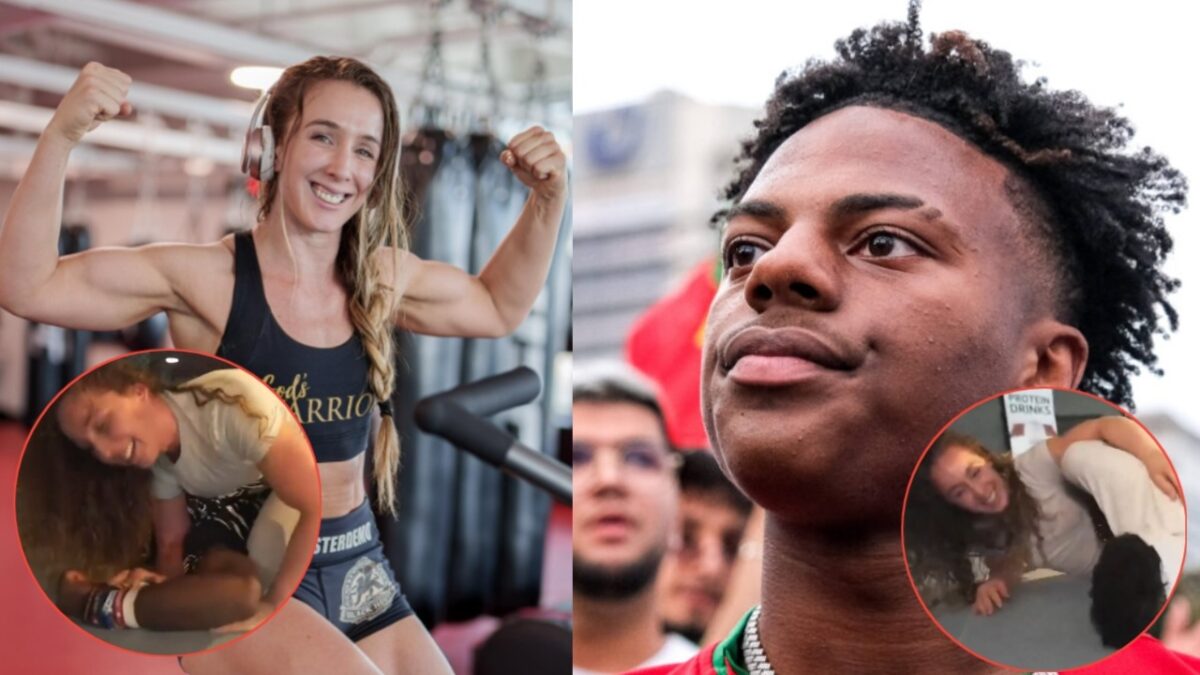 (Video) IShowSpeed Gets Humbled as UFC Star Vanessa Demopoulos Submits ...