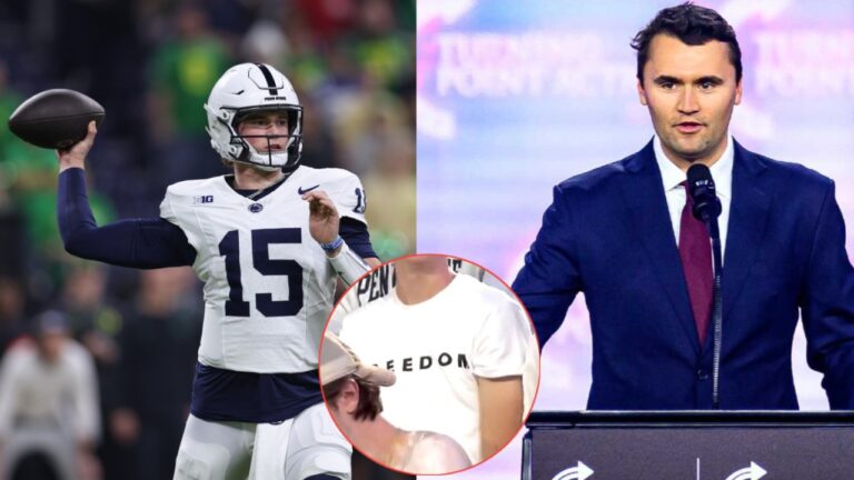 (Video) Charlie Kirk’s ‘FREEDOM’ Shirts Dominate Oregon-Penn State ...
