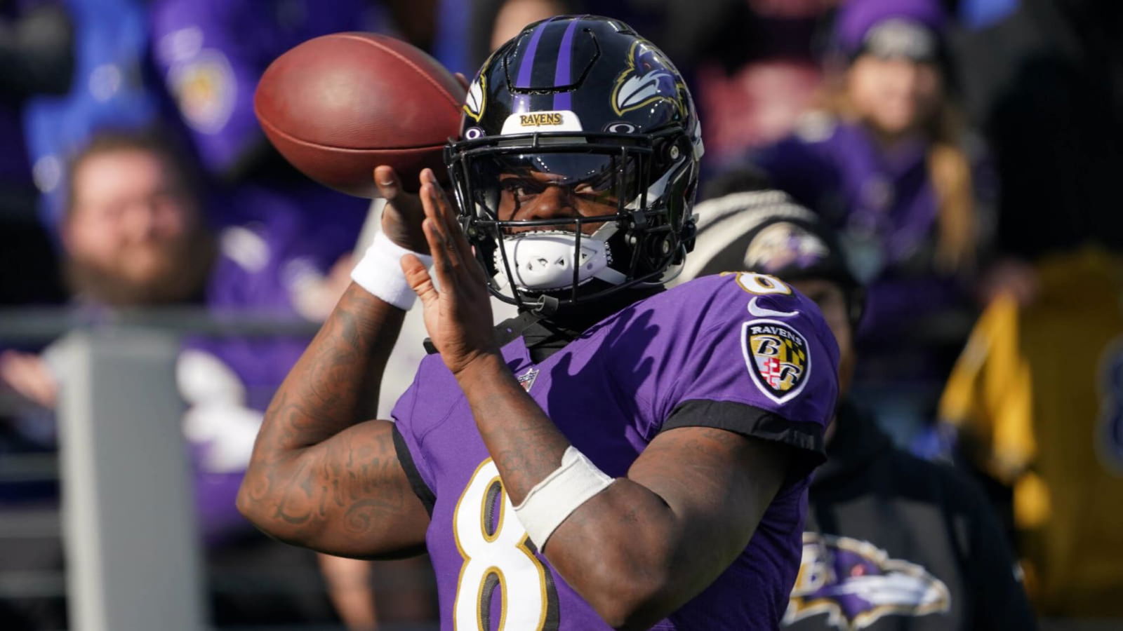 (Video) Lamar Jackson Smashes His Helmet in Frustration After Fumbling ...