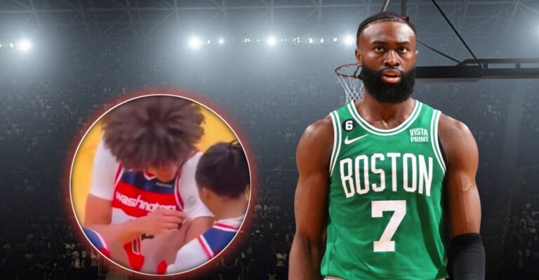 Fans Lose It as Jaylen Brown's Hairline Spray Steals Spotlight Again in ...