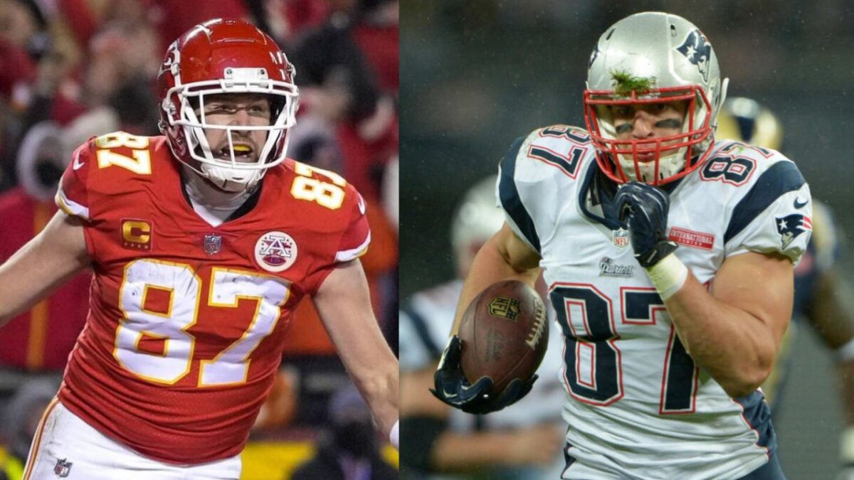 Rob Gronkowski Names Tony Gonzalez and Antonio Gates Over Travis Kelce ...