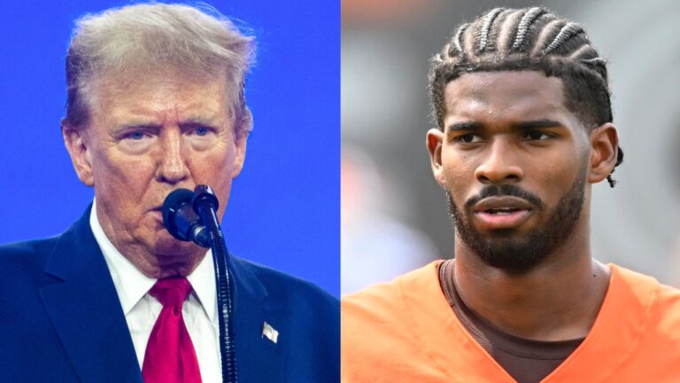 Shedeur Sanders Thanks Donald Trump For Being His 'Supporter' After ...