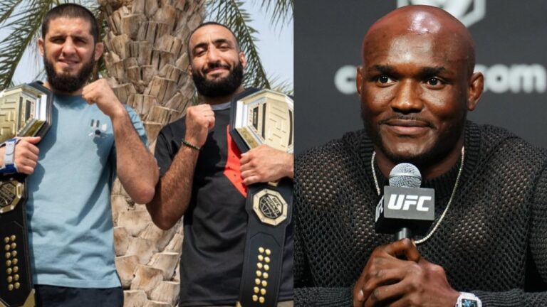 Kamaru Usman and Rising Welterweight Contender Spotted in Training as ...