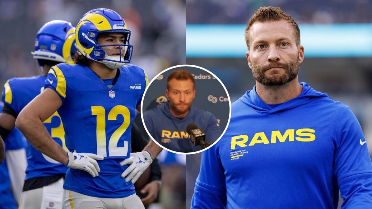 (Video) Rams HC Sean McVay Looked Extremely Upset After Finding out ...