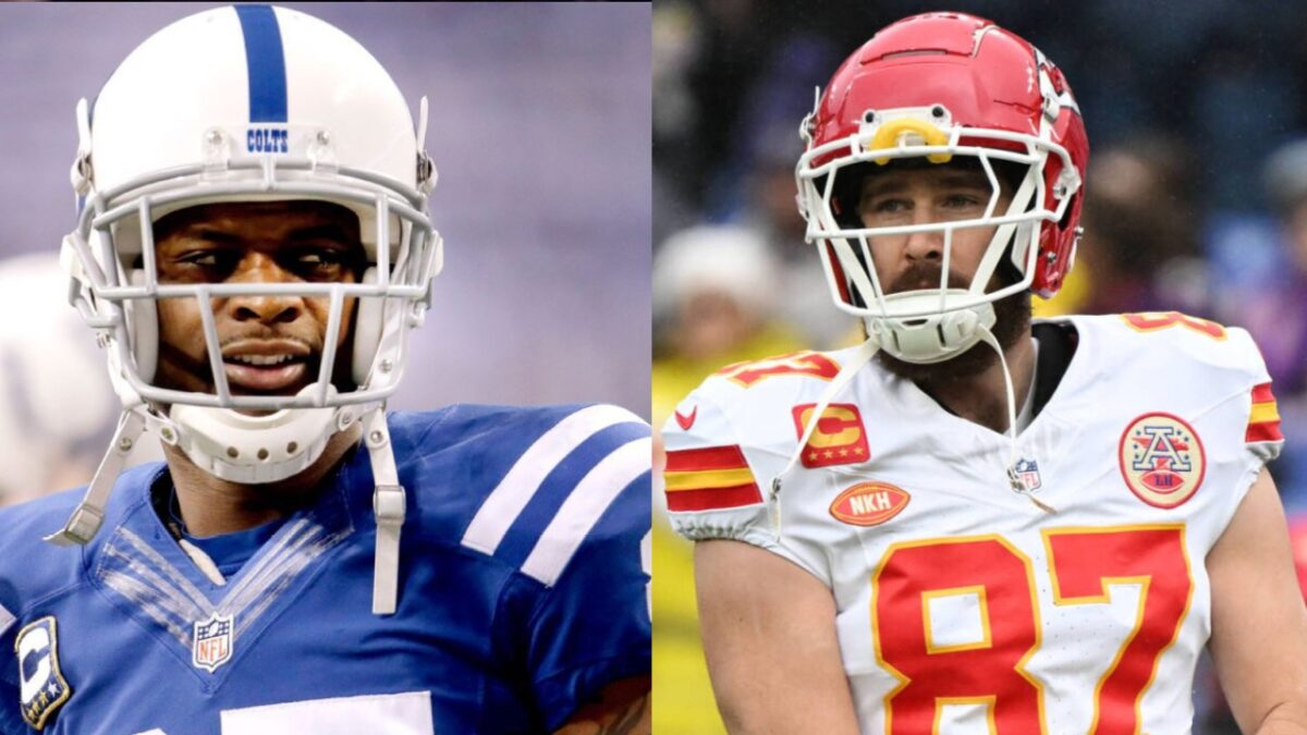 Travis Kelce Overtakes Reggie Wayne in All-Time Receptions List in His ...
