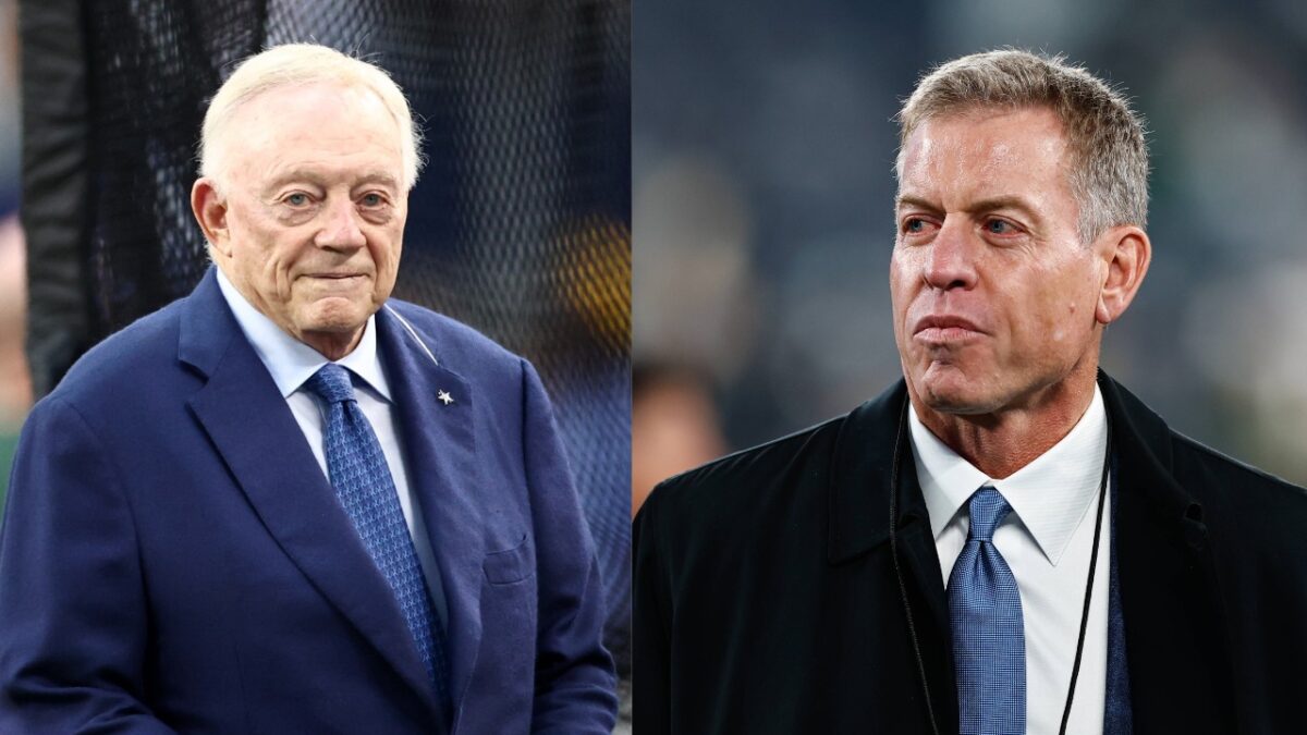 Fans Troll Jerry Jones After Dolphins Hire Troy Aikman To Advise Next ...