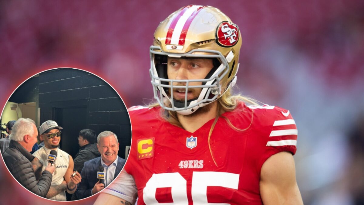 George Kittle Doesn't Mind Seahawks Players Smoking Cigars in Visiting ...