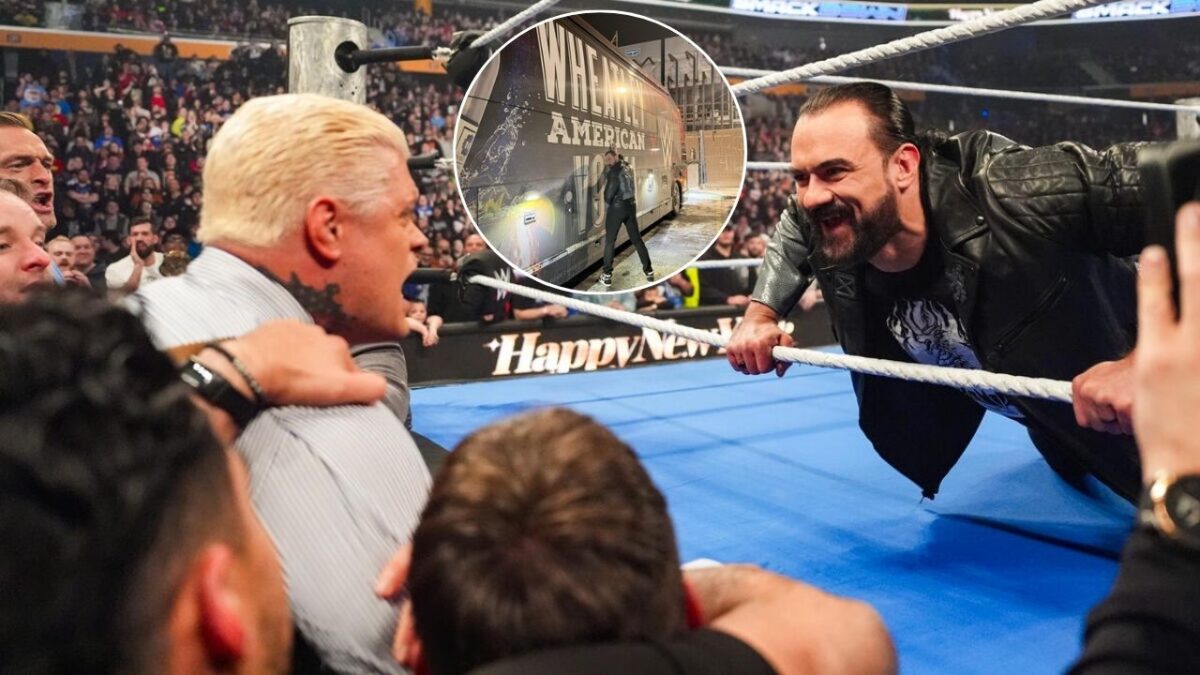 Drew McIntyre Gets Savage About Pissing up Cody Rhodes' Tour Bus After ...