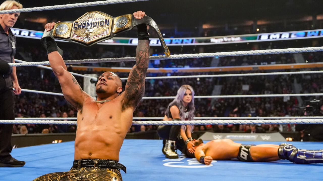 Carmelo Hayes Invites Johnny Gargano for a US Title Rematch upon One ...