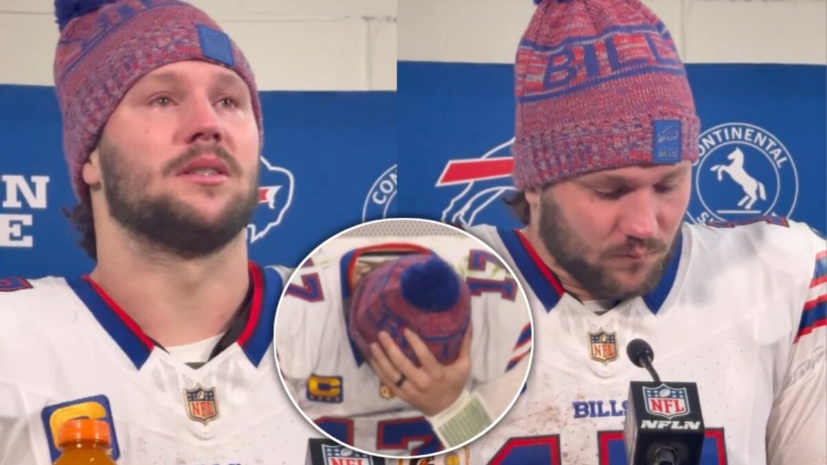 (Video) 'Emotional' Josh Allen Fights Back Tears After Gutting Playoff ...