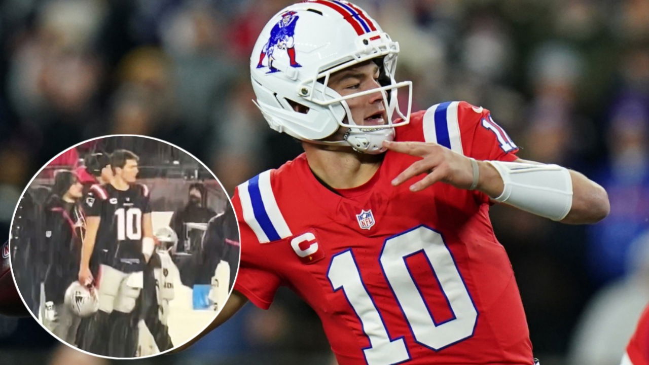 (Video) Drake Maye's Extremely Non-Chalant Reaction to Patriots ...