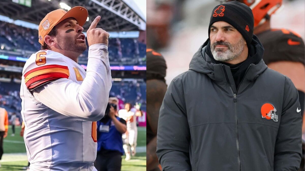 Baker Mayfield Puts Kevin Stefanski on Notice After Falcons Writer ...