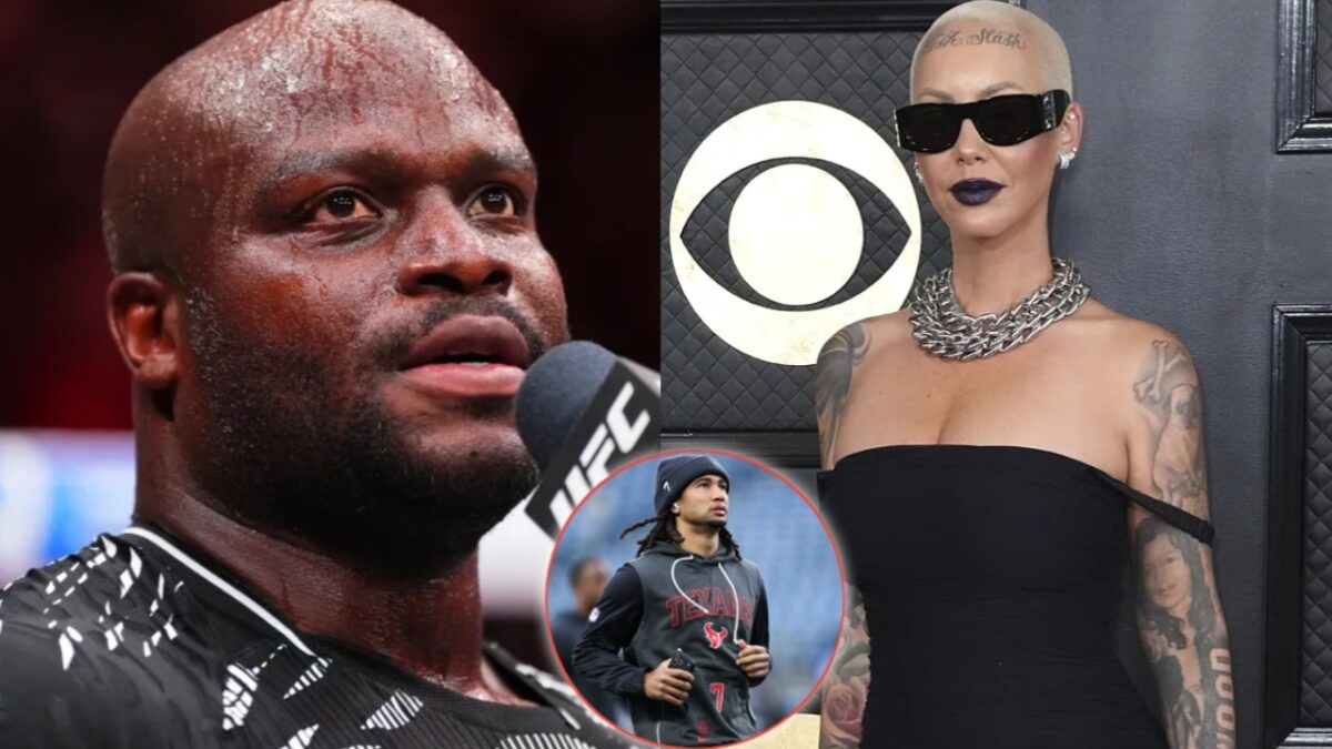 UFC Star Derrick Lewis Blames 'Amber Rose Curse' for CJ Stroud's Awful ...