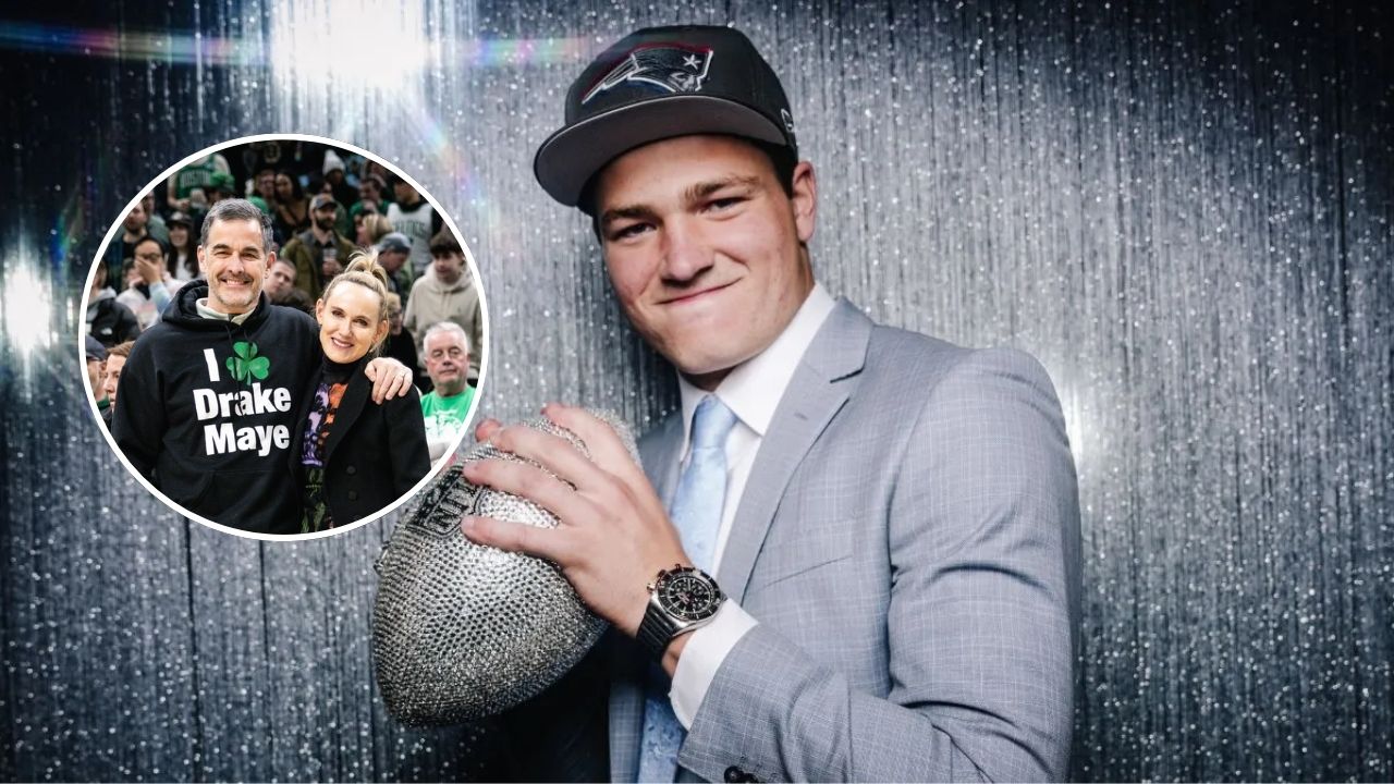 Drake Maye Mania Reaches Celtics Owner Bill Chisholm