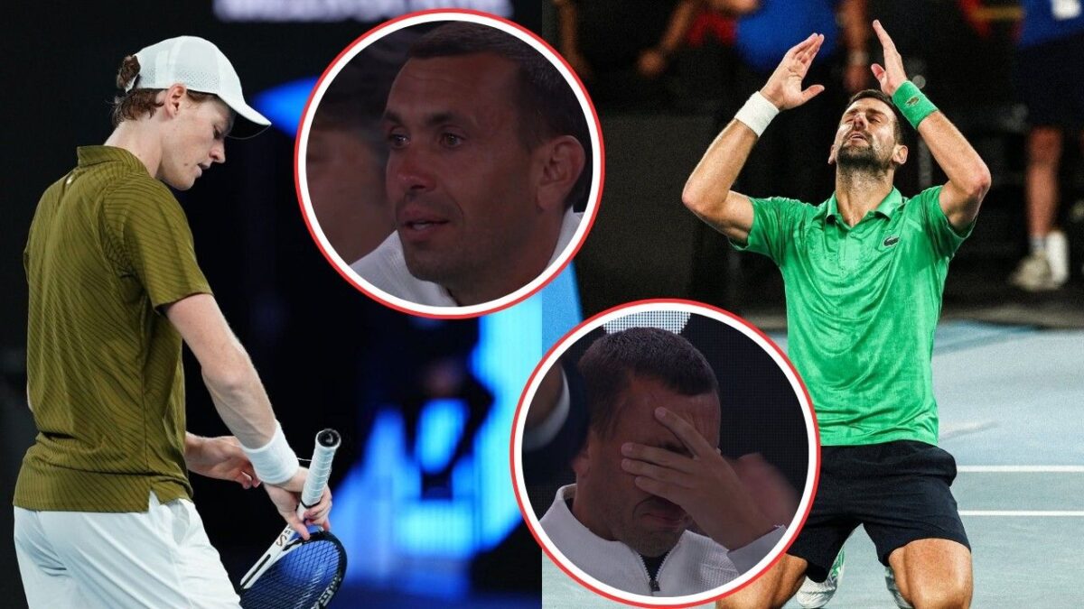 (Video) Novak Djokovic's Coach in Tears After Serb Downs Jannik Sinner ...