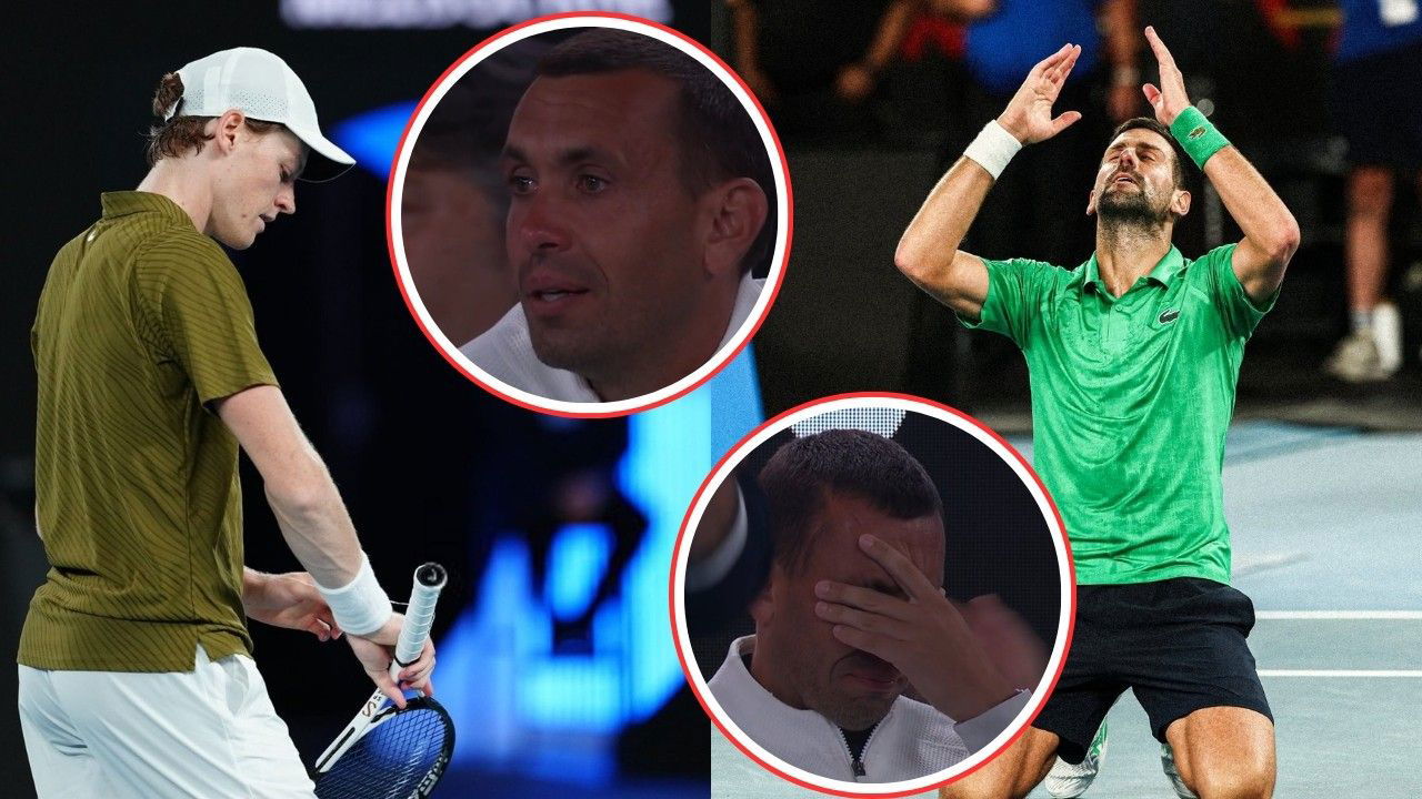 (Video) Novak Djokovic's Coach in Tears After Serb Downs Jannik Sinner ...
