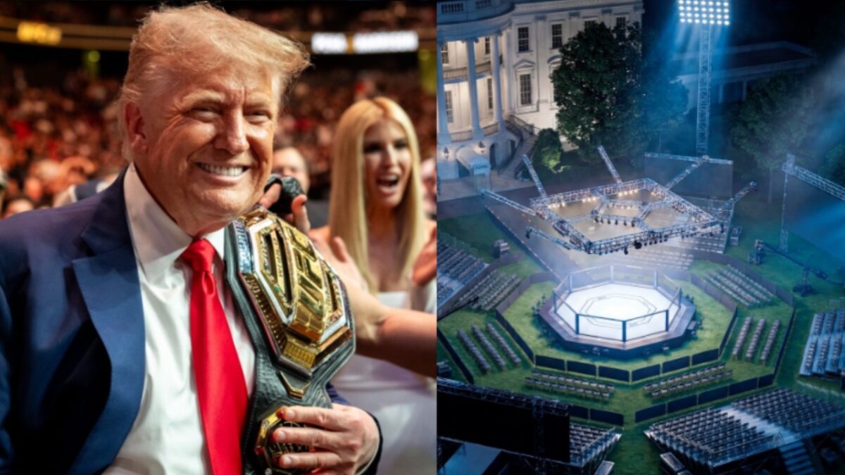 Donald Trump Announces 100,000 Seater Stadium for Historic UFC White ...