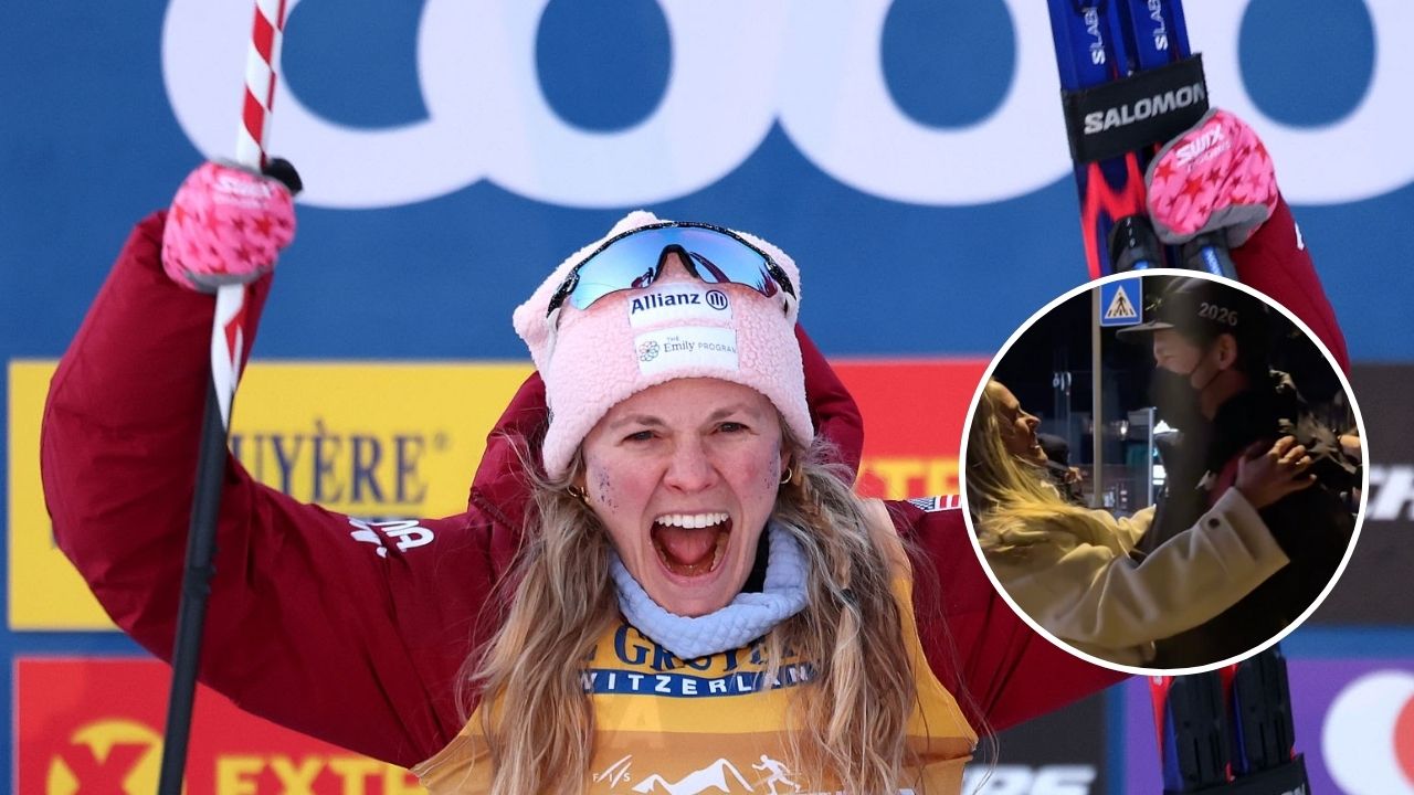 Wade Poplawski Crashes Cross-Country Skier Wife Jessie Diggins' Pre-Opening Ceremony Photoshoot ...
