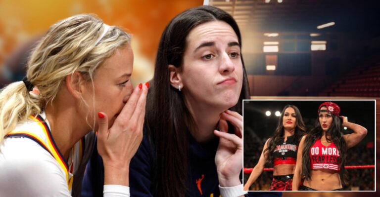 Caitlin Clark and Sophie Cunningham vs. Bella Twins Sparks WrestleMania ...