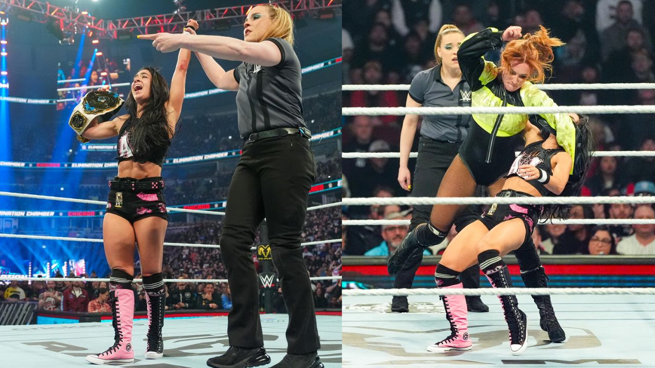 CM Punk Recreates Iconic WWE Pose After Elimination Chamber Win over ...