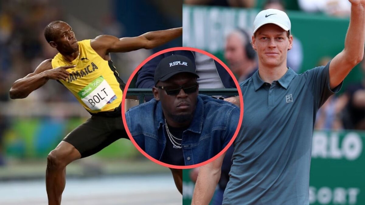 Jannik Sinner Reacts to Sprint Legend Usain Bolt Watching His Monte ...
