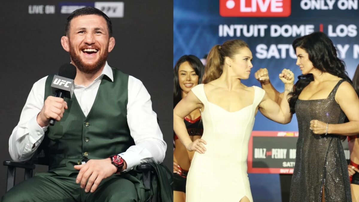 Merab Dvalishvili Predicts Ronda Rousey Vs Gina Carano To End In