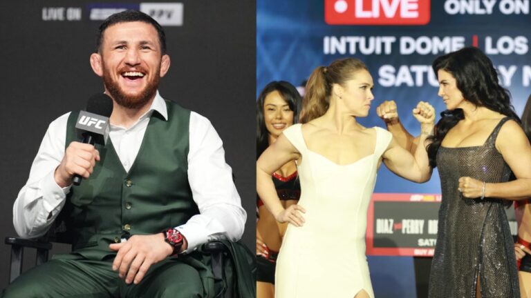 Merab Dvalishvili Predicts Ronda Rousey Vs Gina Carano To End In