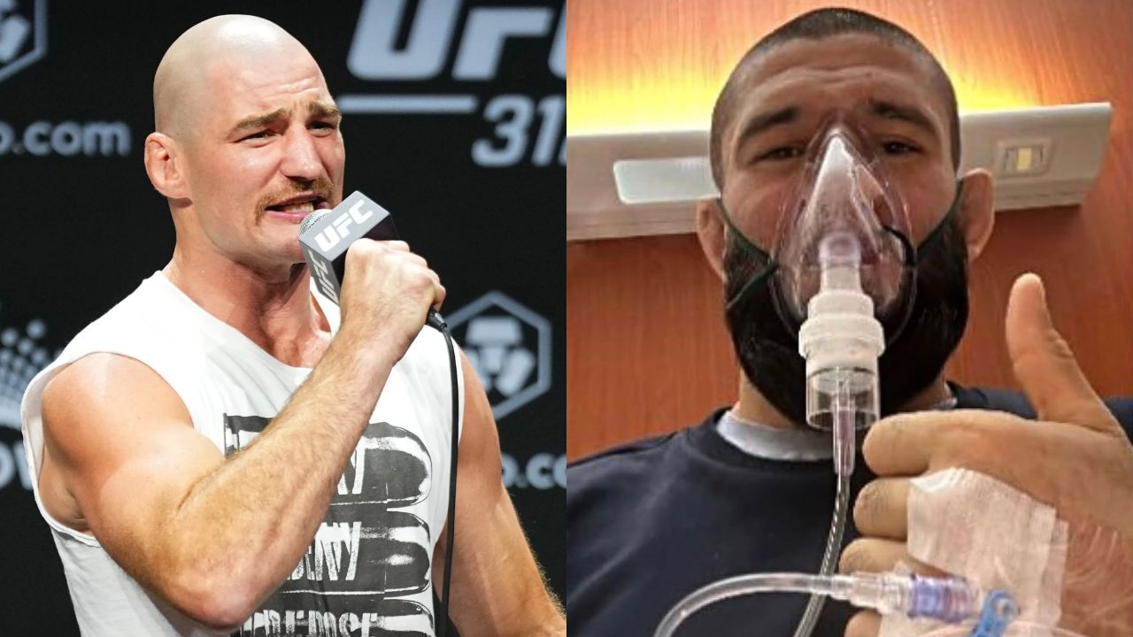 Sean Strickland Brings Up COVID Retirement of Khamzat Chimaev at UFC ...